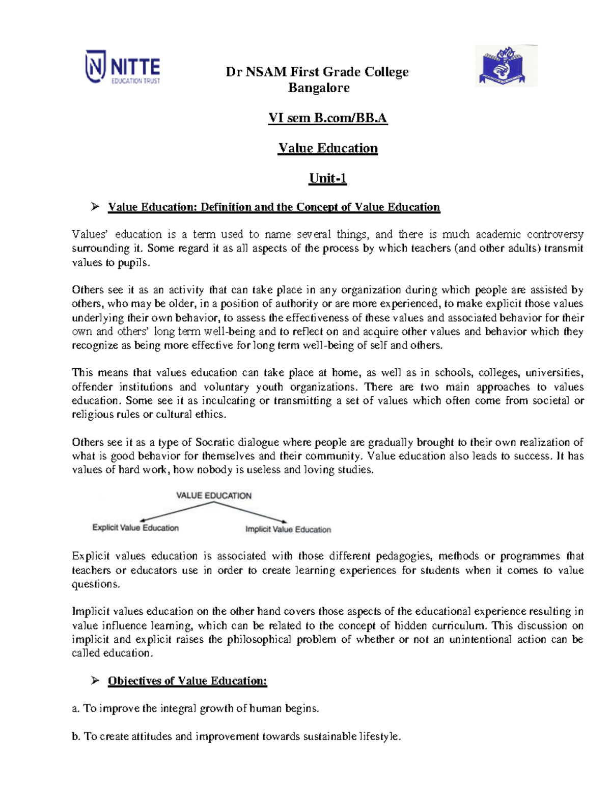 VE Notes-converted - Nothing - Dr NSAM First Grade College Bangalore VI ...