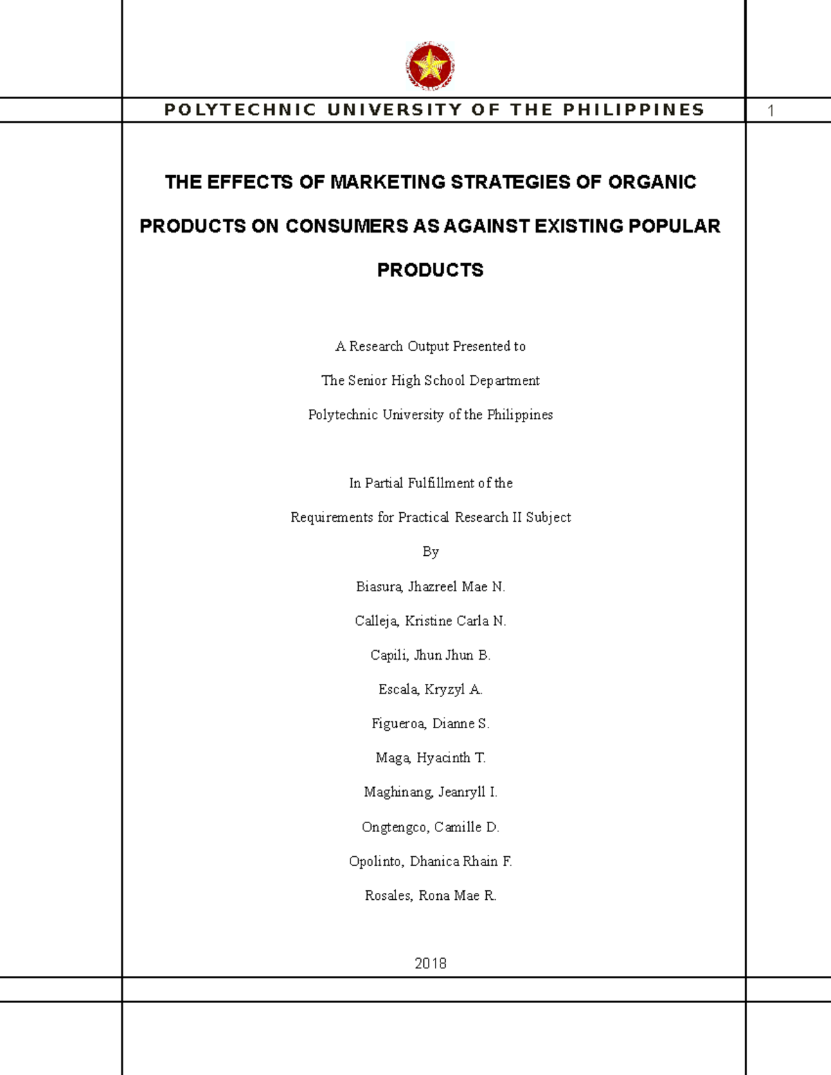 Research Example Coursework Analysis Research - THE EFFECTS OF ...