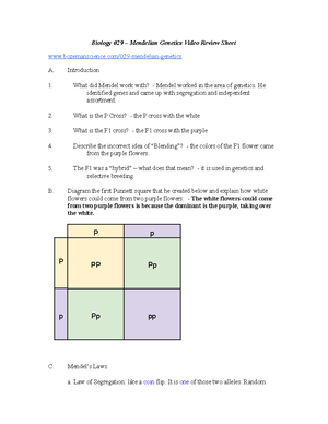 Gen Bio 2 exam 3 notes - This document is about Meiosis and Mitosis ...