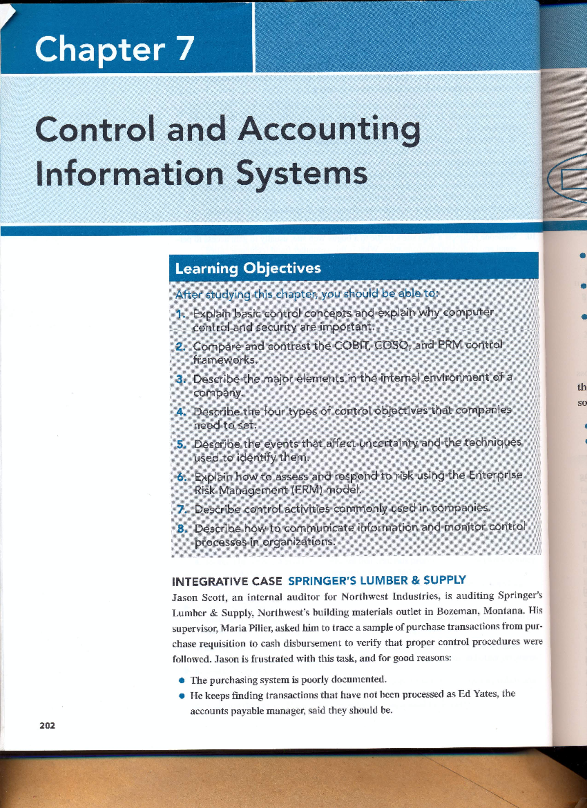 AIS 12th ed CH 7 - textbook - ACCounting information system - Studocu
