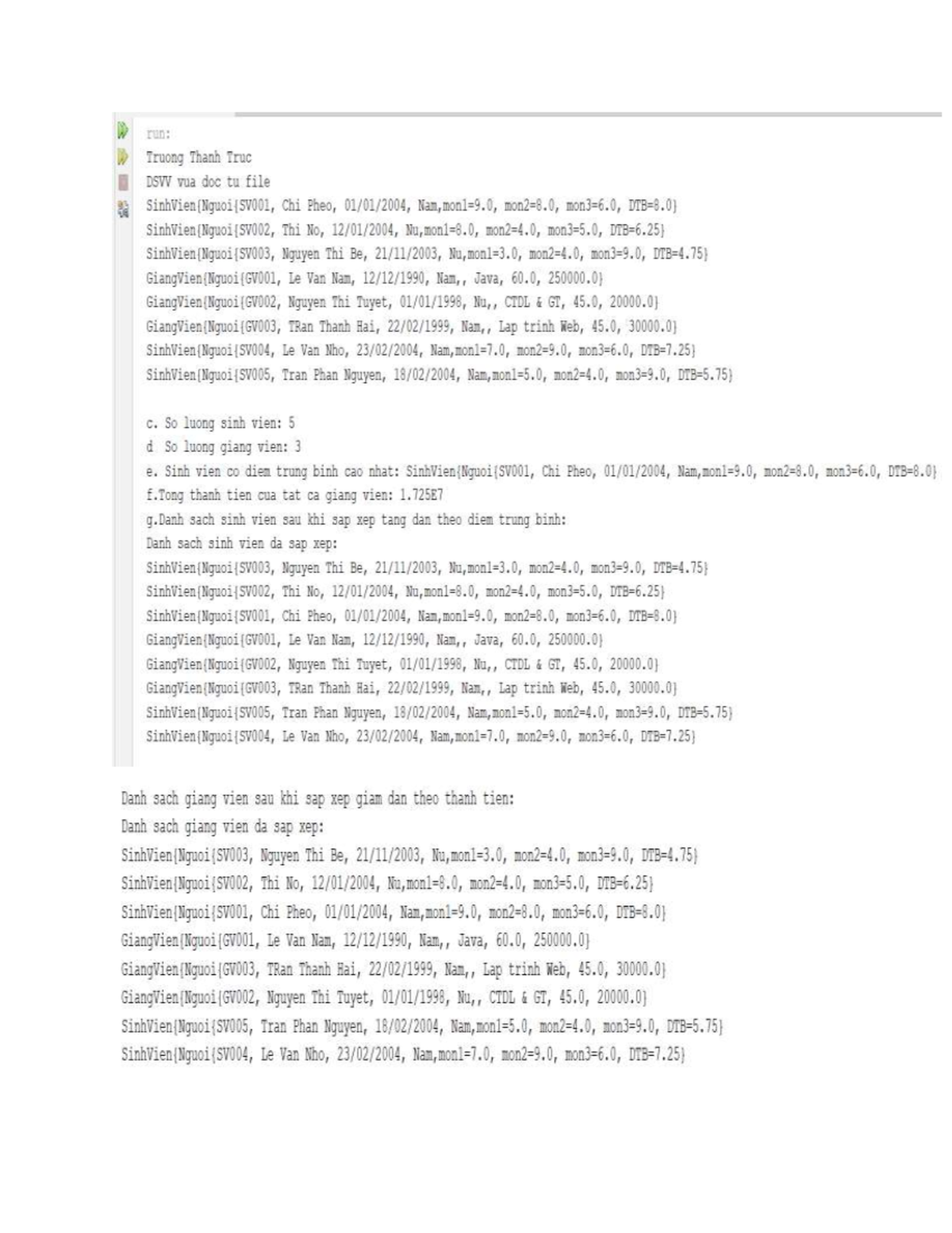 CS311-Thanh Truc-lec15 - run: Truong Thanh Truc DSW vua doc tu file Chi Pheo, Thi No, Nguyen Thi ...
