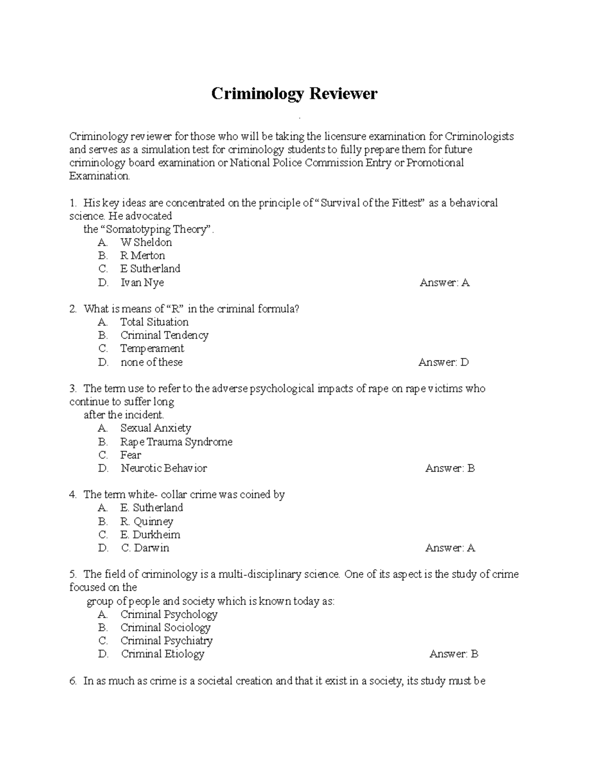 416651535-Criminology-Reviewer - Criminology Reviewer Legal ...