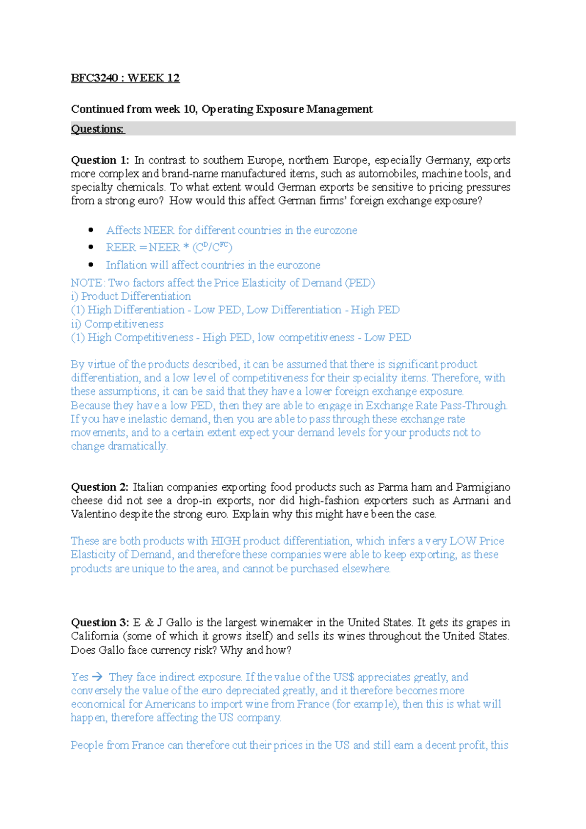 Week12 Question - BFC3240 : WEEK 12 Continued from week 10, Operating ...