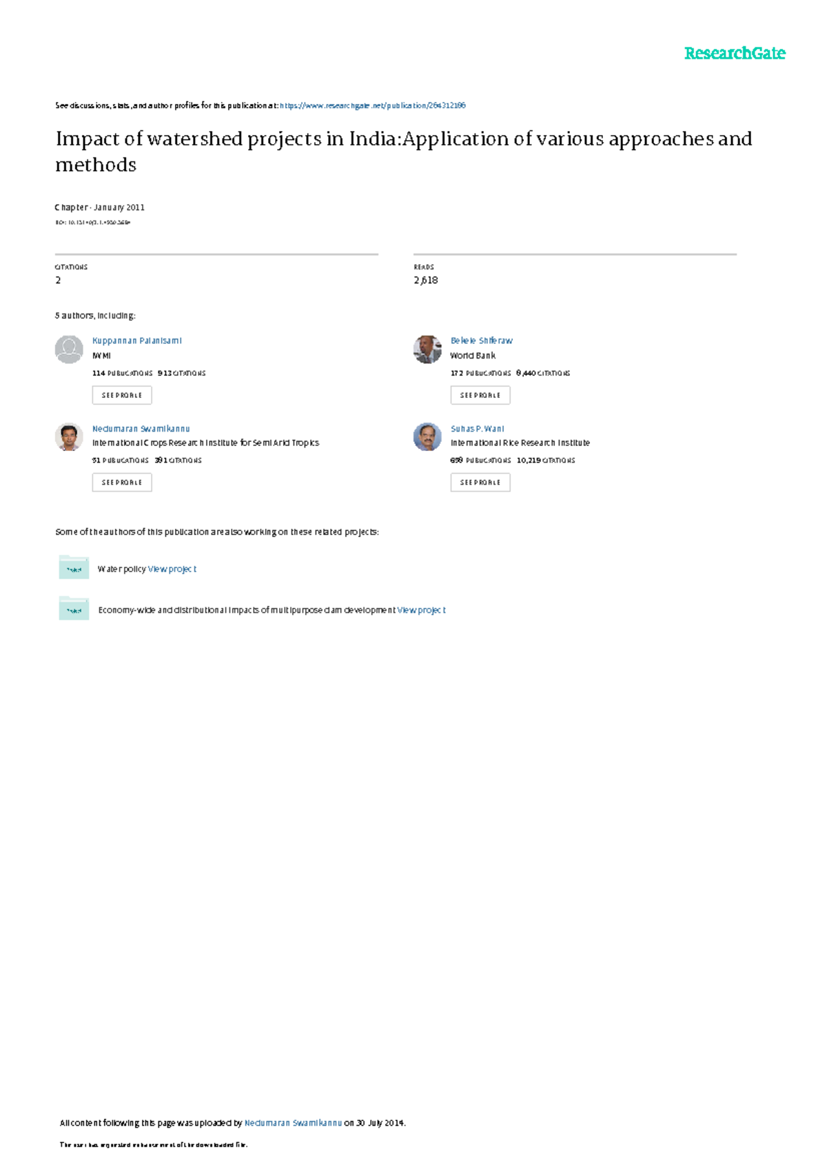 Chapter 11 - Exit strategy - See discussions, stats, and author ...