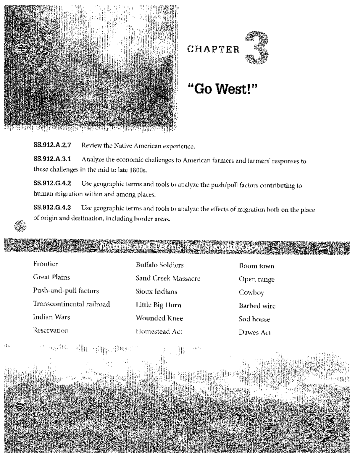 Ch 3 EOC- Summary- Go West- clear - Studocu