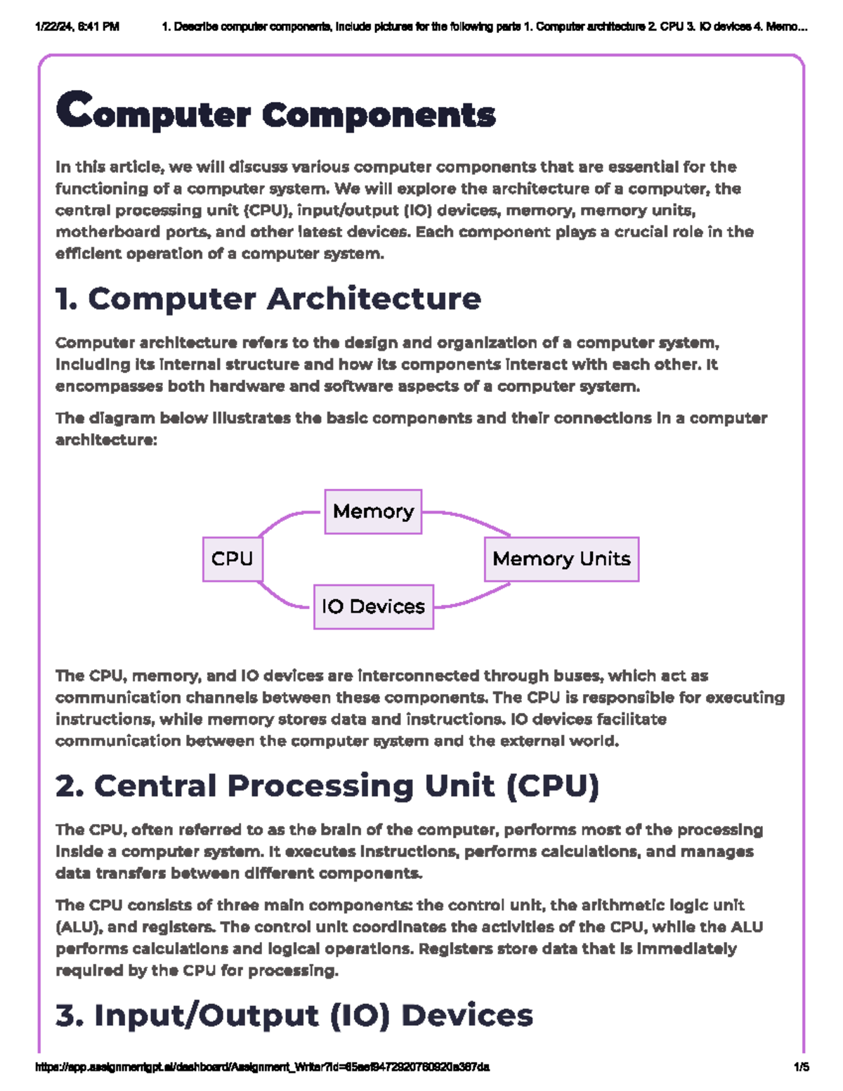 Lab assignment - COMP 120 - Studocu