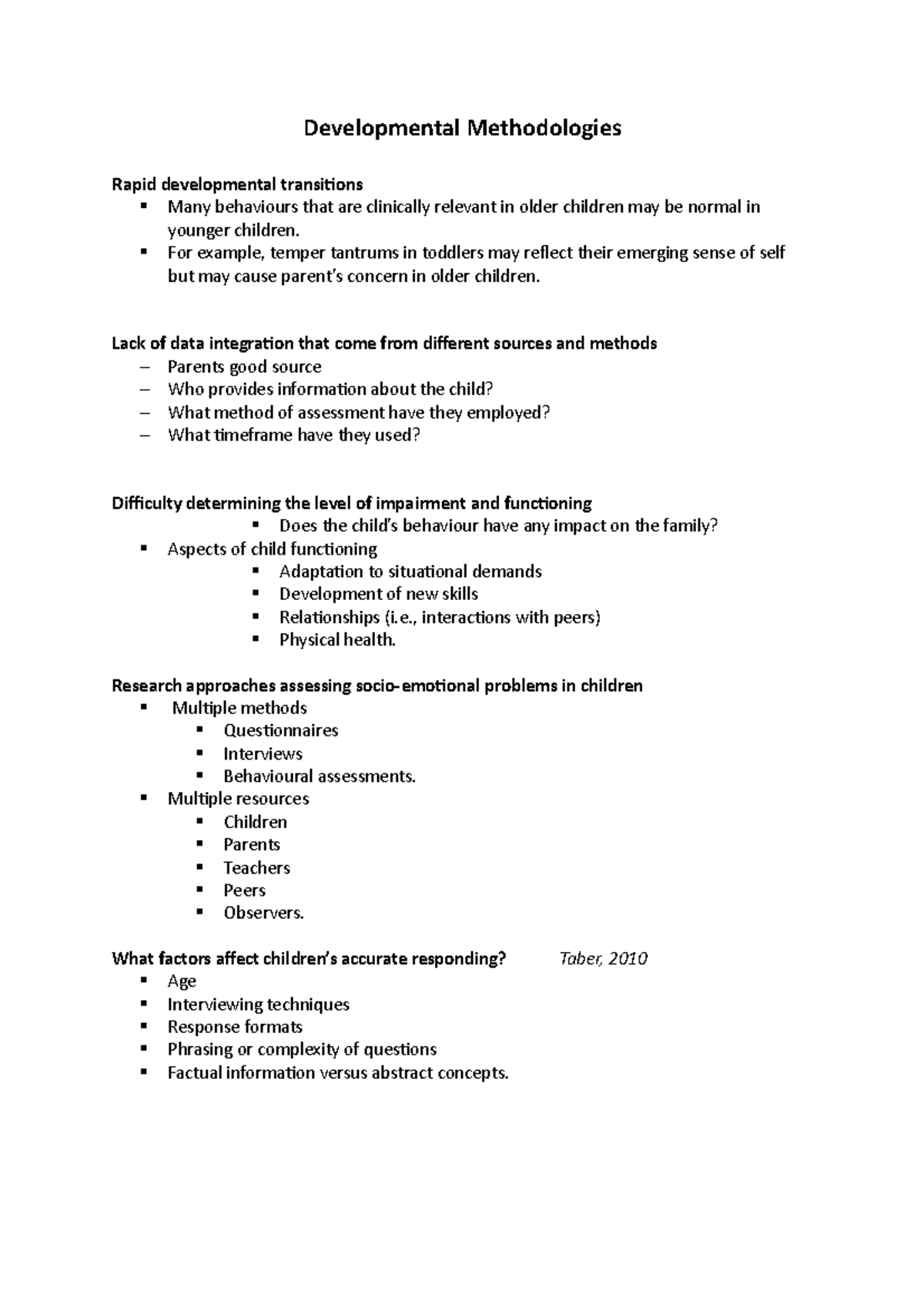 Developmental Methodologies week 3 - Developmental Methodologies Rapid ...