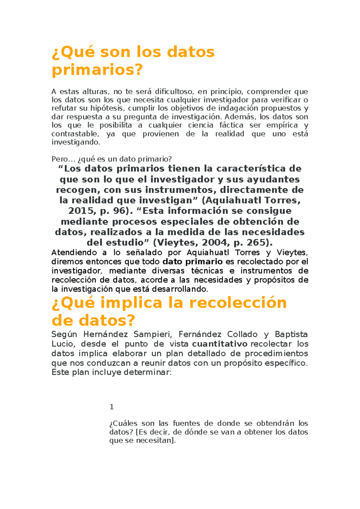 Qué son los datos primarios - ¿Qué son los datos primarios? A estas ...