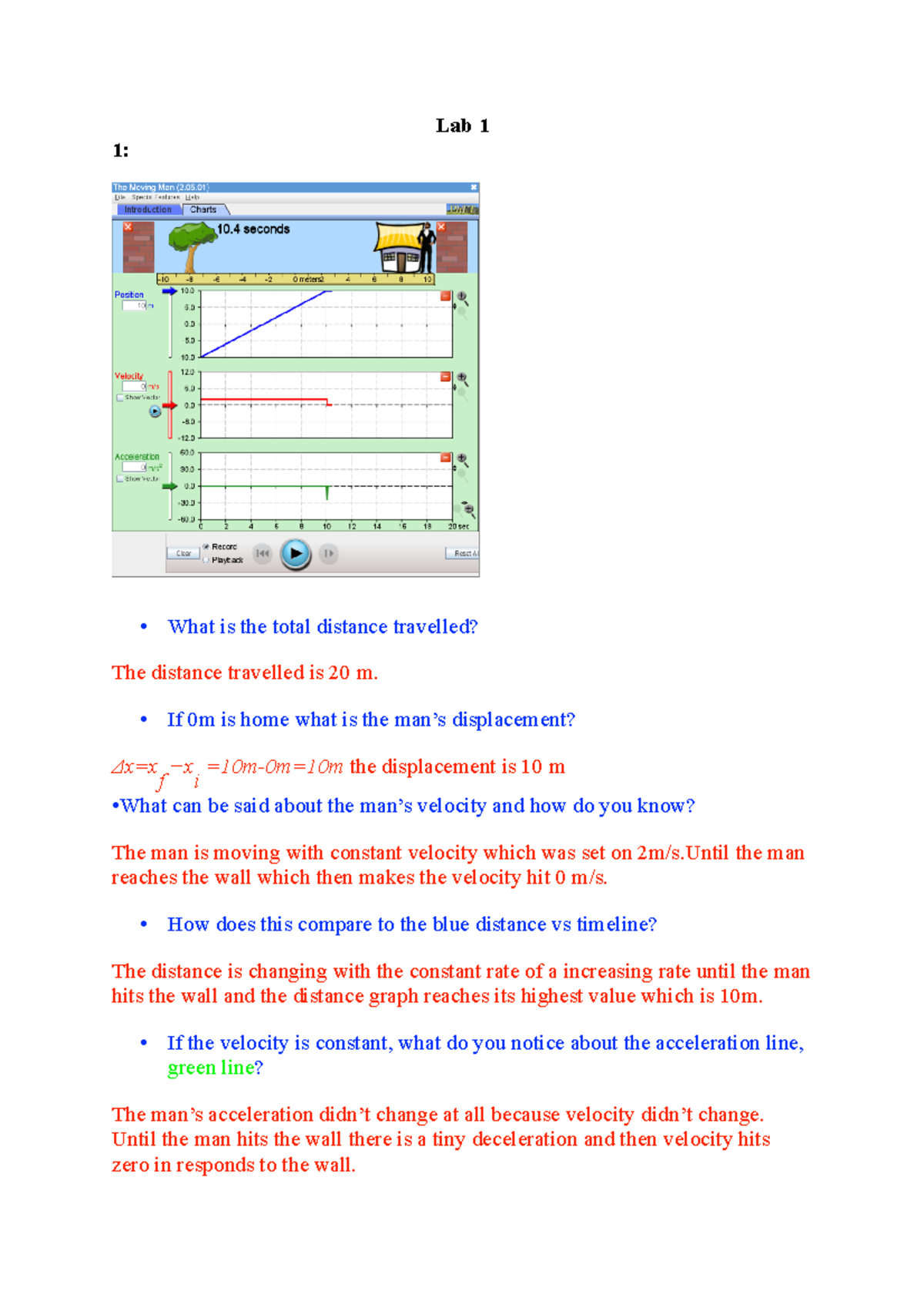 PHY-280 - Physics I Coursework LAB Material - Lab 1 1: What is the ...