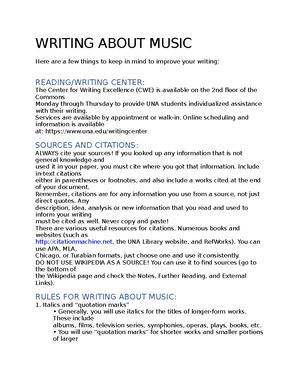 Song form Identification Guide - SONG FORM IDENTIFICATION GUIDE Song ...
