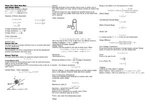 Projectile Motion Cheat Sheet - Projectile Motion Cheat Sheet ...