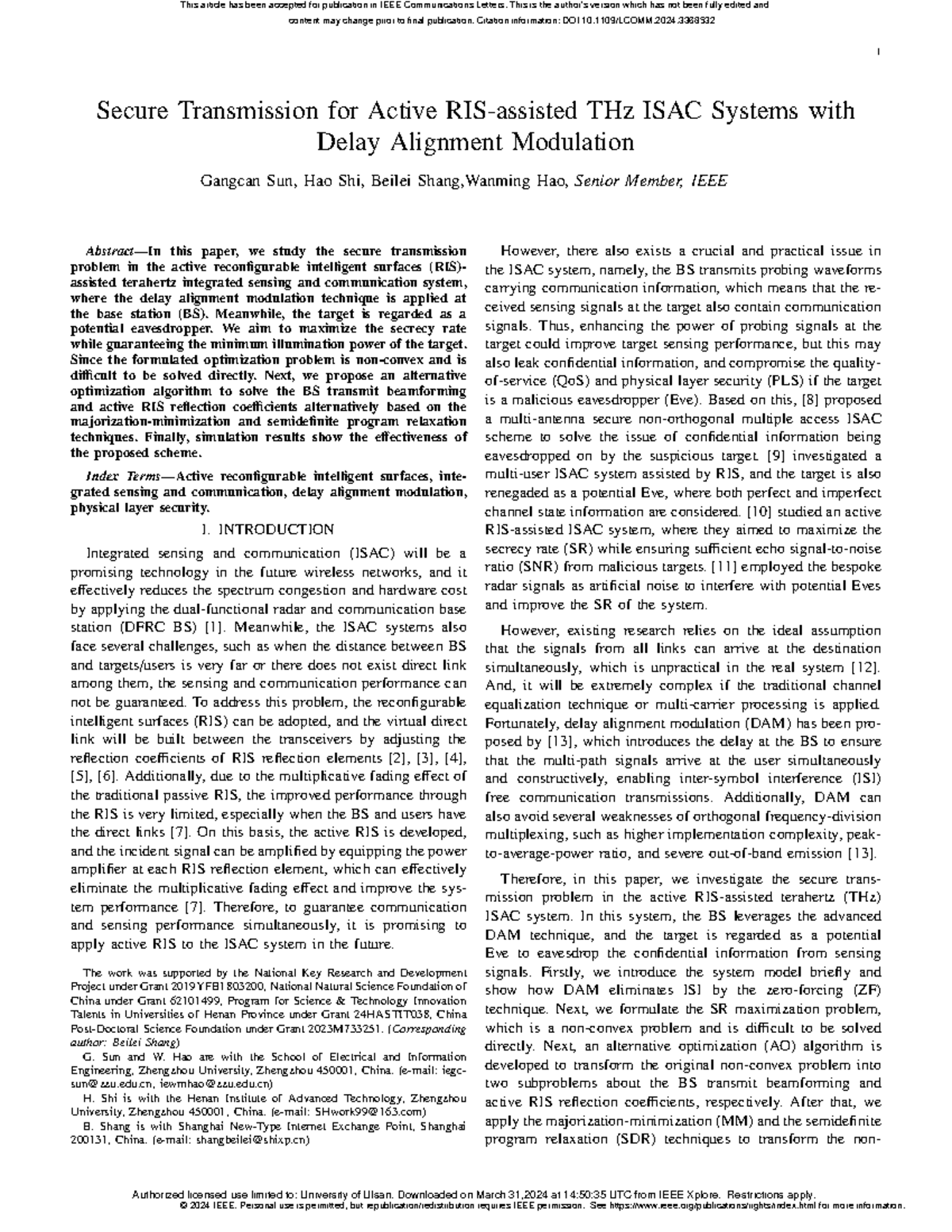 Secure Transmission for Active RIS-assisted THz ISAC Systems with Delay ...