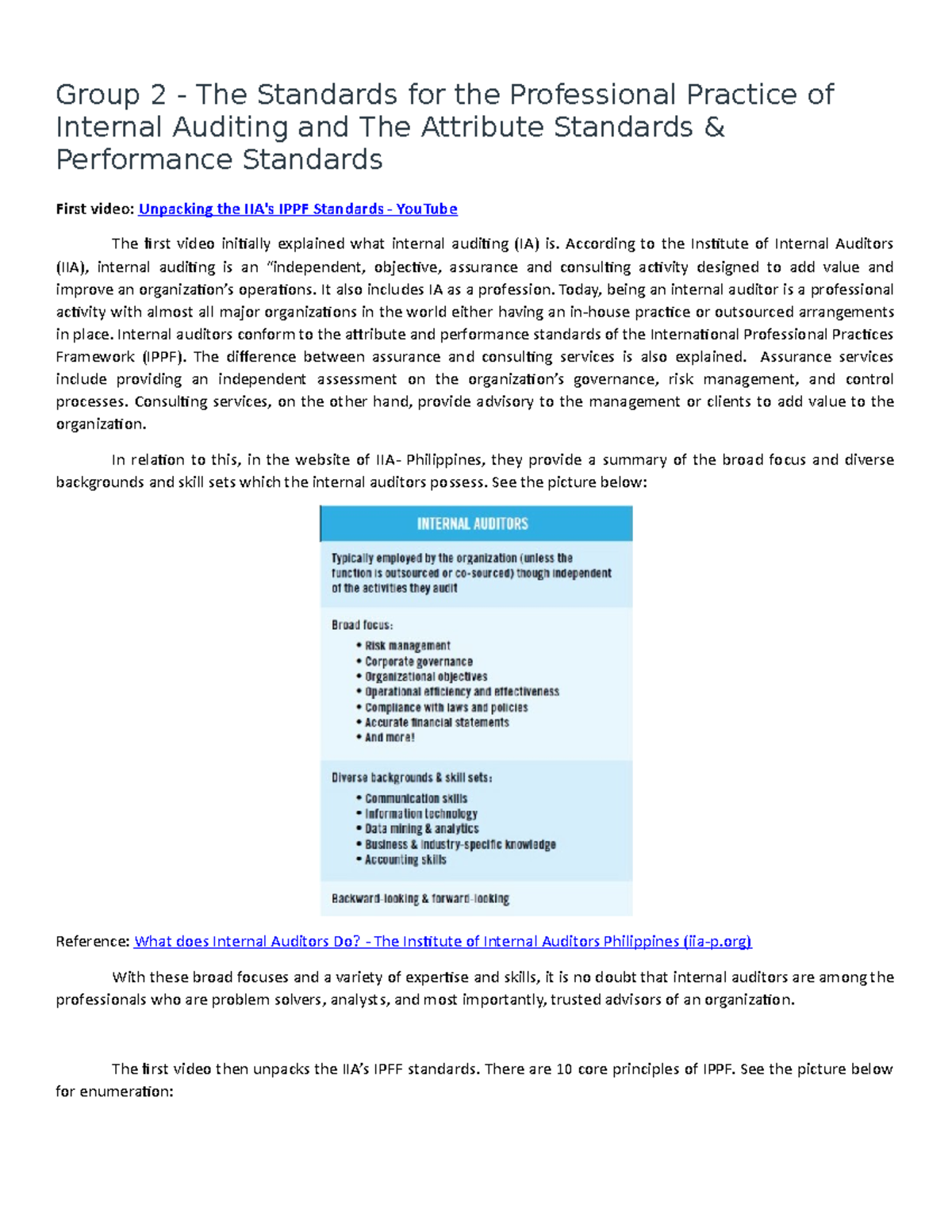 Aelec 002 D1.1 Group Discussion - Group 2 - The Standards for the ...