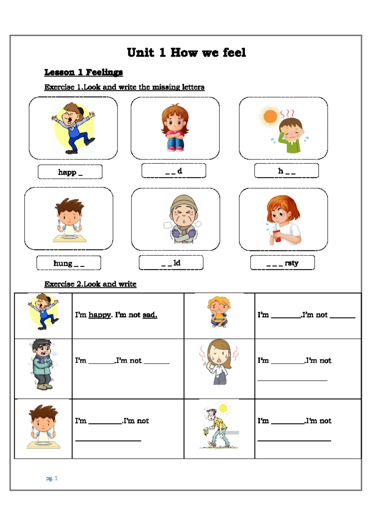 Unit 1 - Lesson 1 - Materials for teaching - English studies - Unit 1 ...