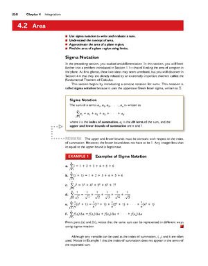 CALC 5 - CALC 5 NOTES - 298 Chapter 4 Integration The integrands in ...
