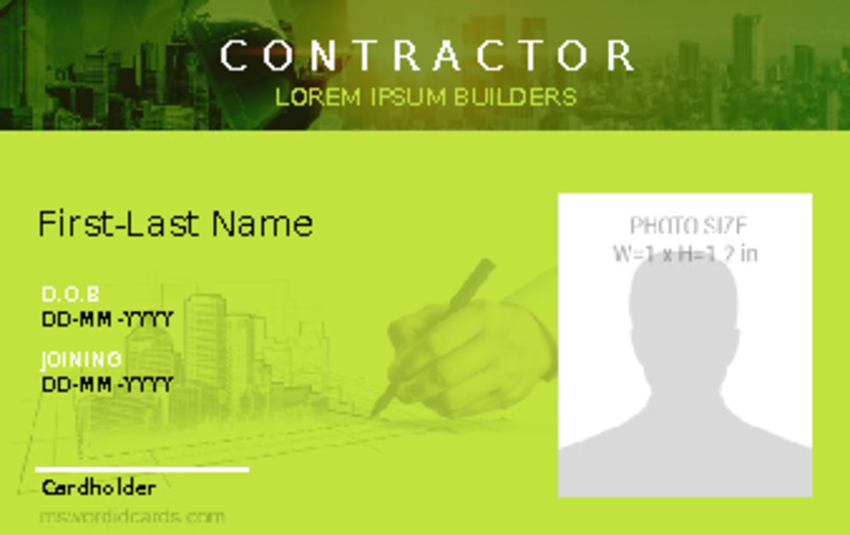 Contractor-id-4 - Thanks - English Language - C O N T R A C T O R LOREM ...