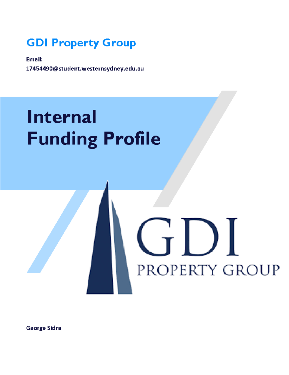 Internal Funding Profile Report - Internal Funding Profile Email ...