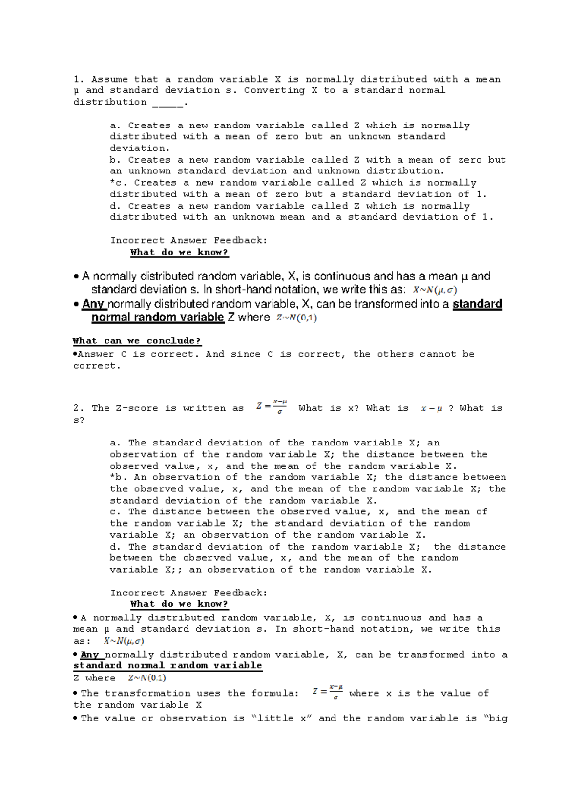 HW3 BUS521 - Homework assignment - Assume that a random variable X is ...