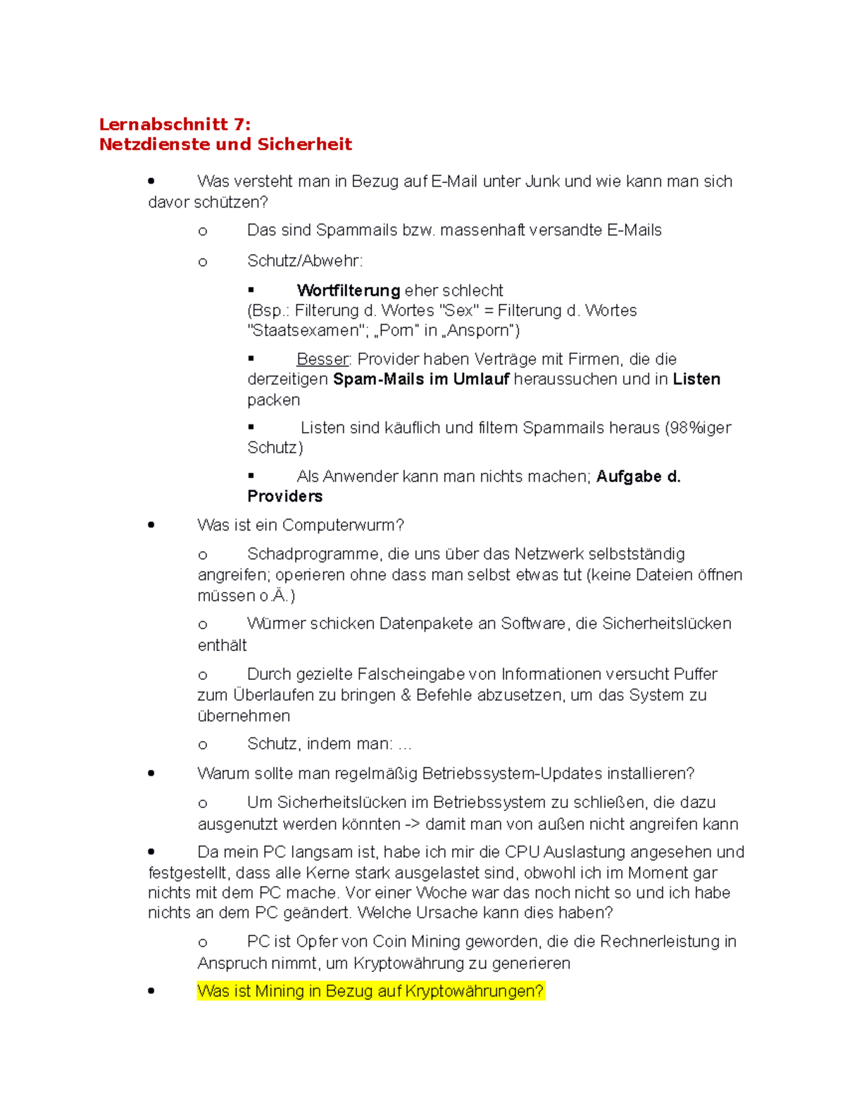 V5 Fragen - Netzdienste und Sicherheit - Lernabschnitt 7: Netzdienste ...