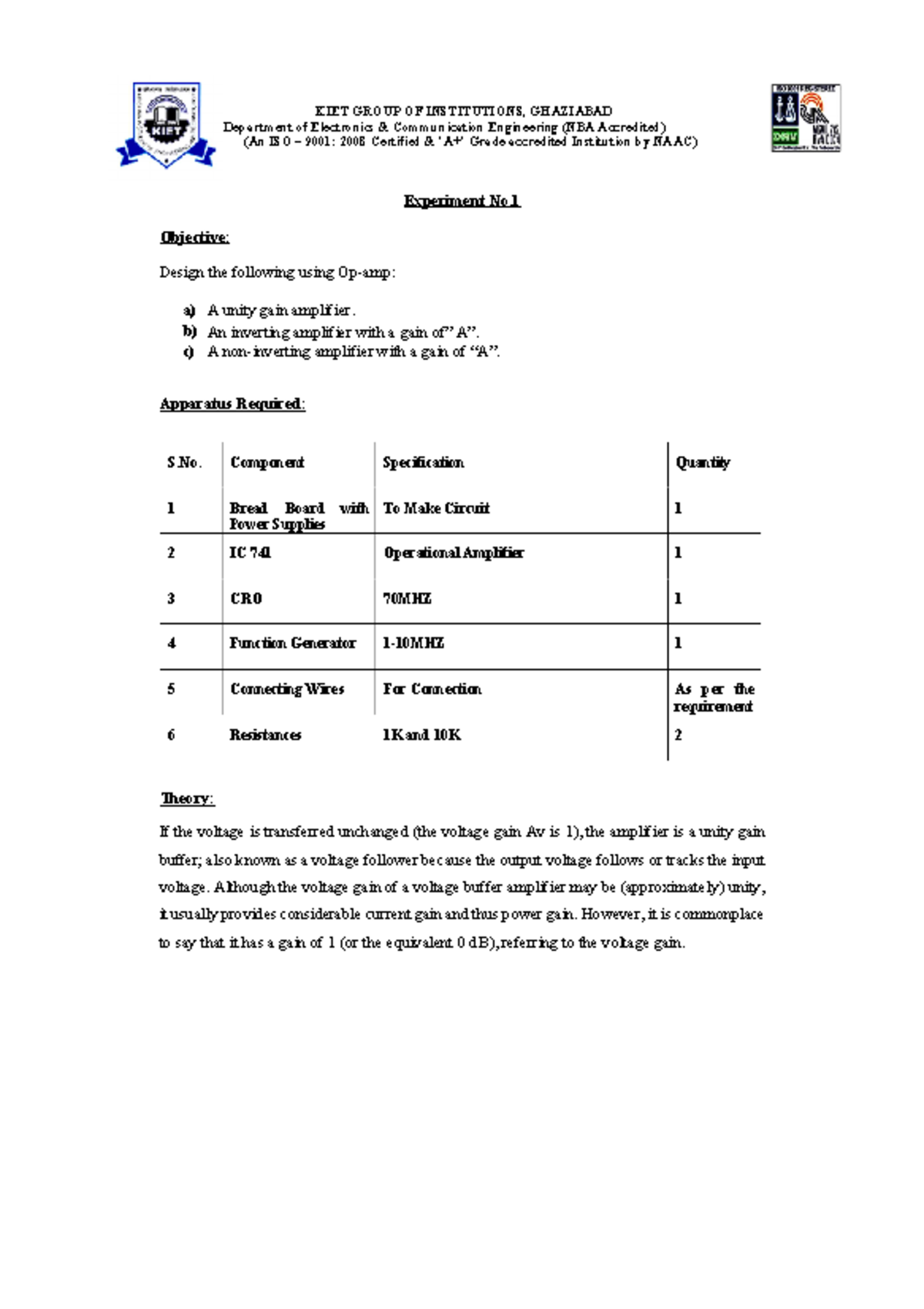 IC LAB Manual KEC 551 - IC LAB - Department of Electronics ...