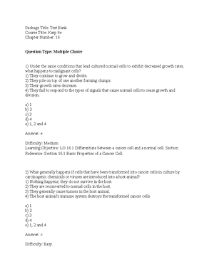 The Cell 7e Ch09 Test Bank - Test Bank by Robert McGehee and Brian ...