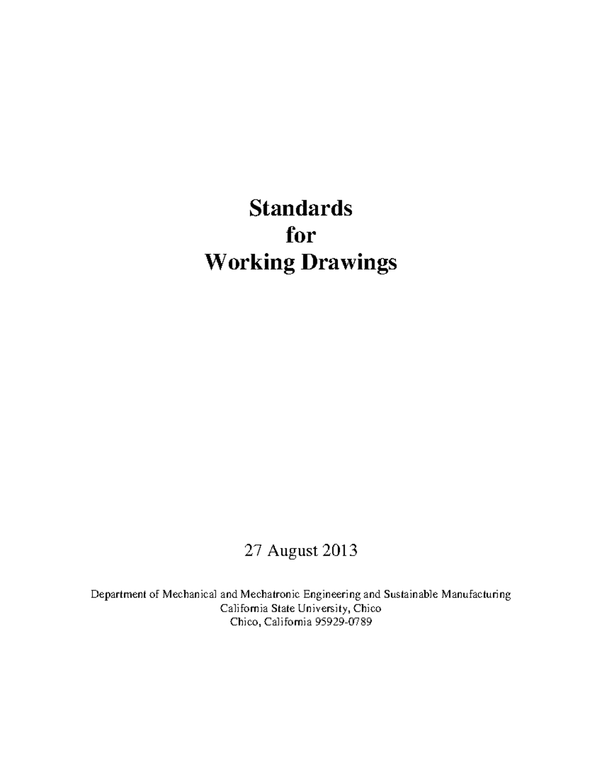 Department-drawing-standard - Standards for Working Drawings 27 August ...