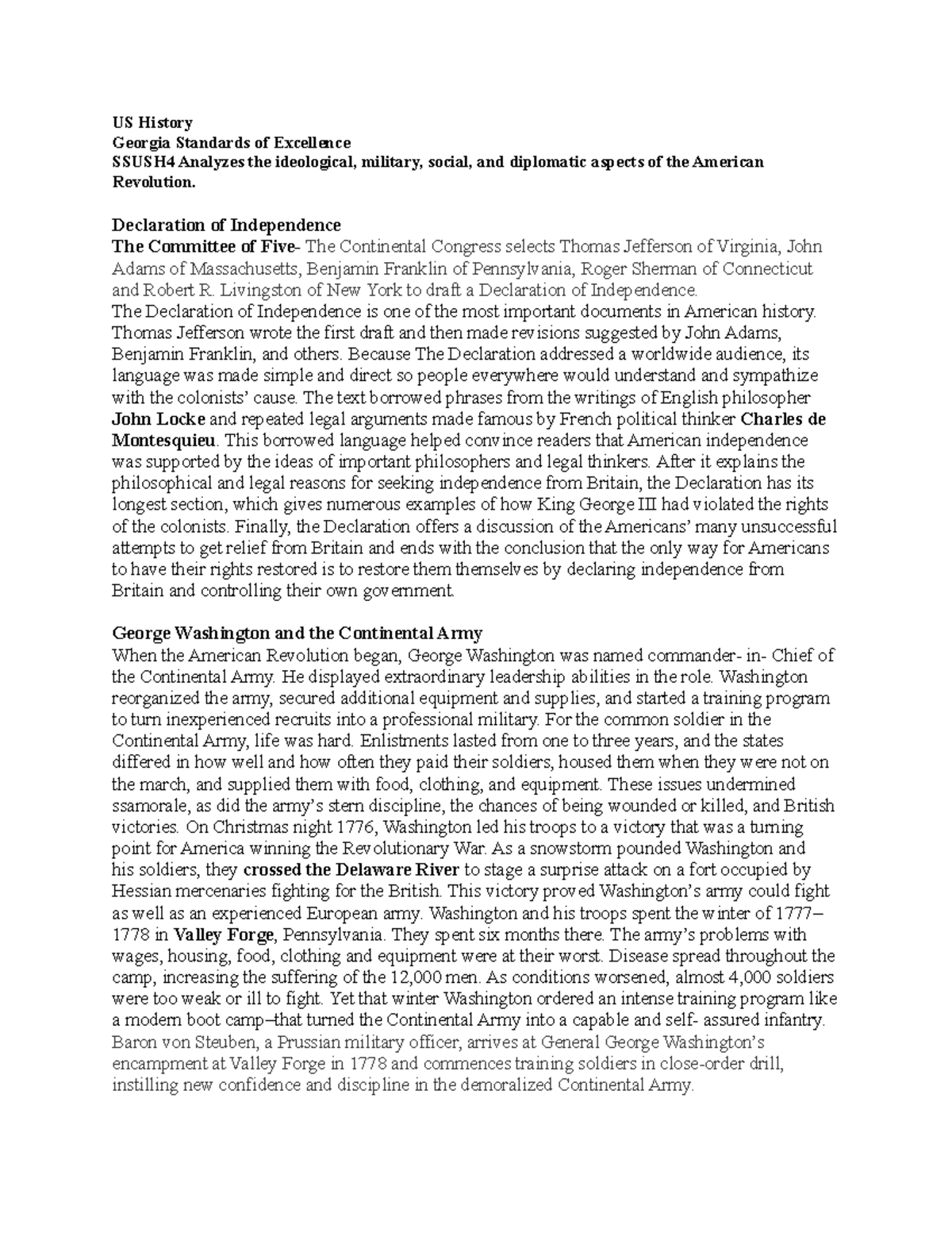 The American Revolution - Declaration of Independence The Committee of ...