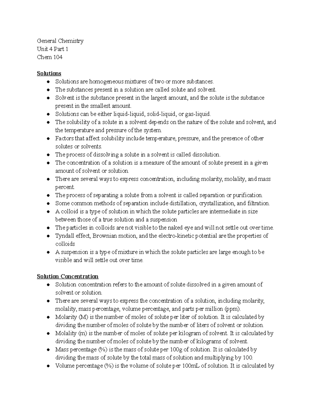 Unit 4 Part 1 Chem 104 notes - Benjamin Turnpenny - General Chemistry ...