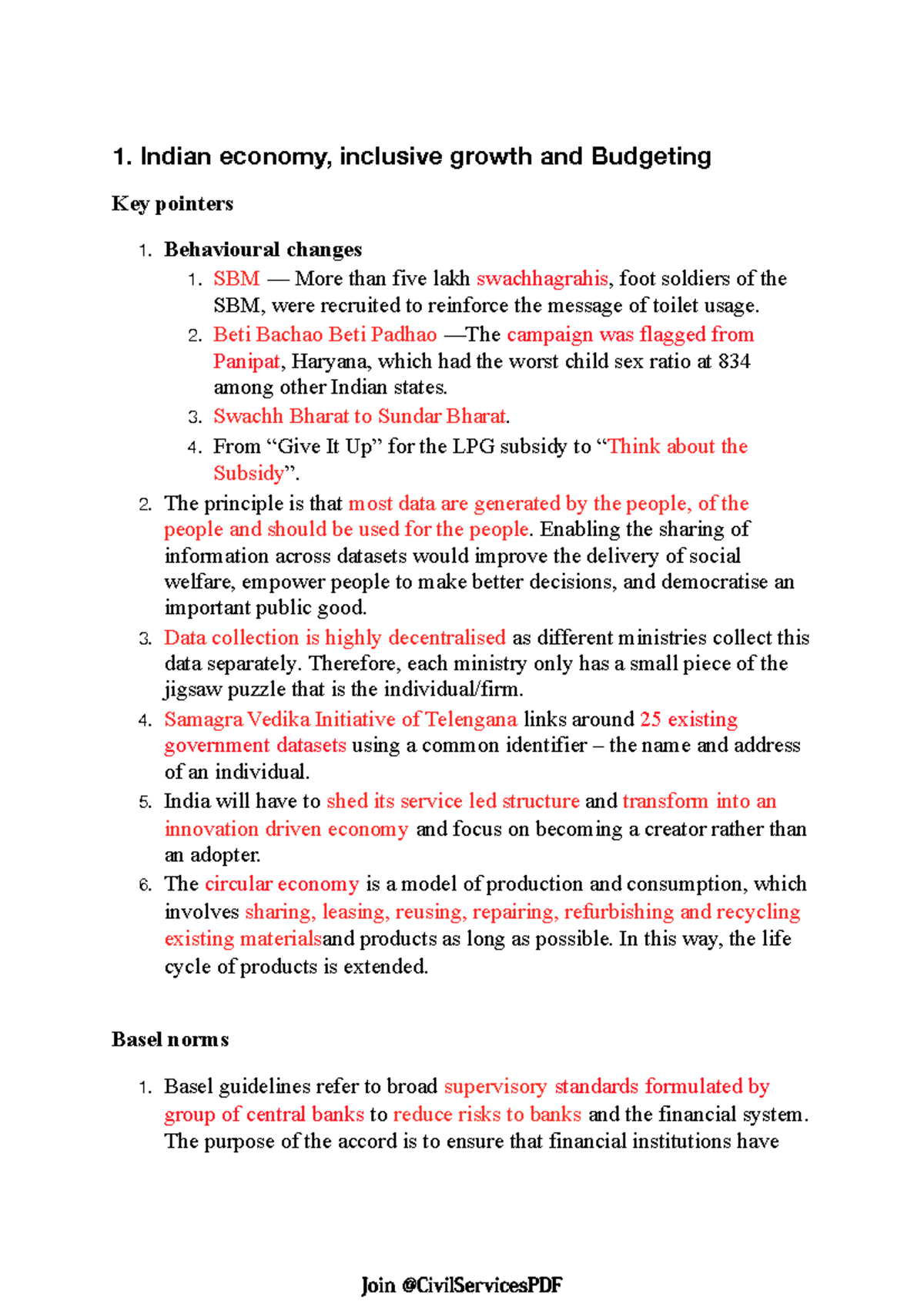 Indian-Economy - Indian economy upsc notes - 1. Indian economy ...
