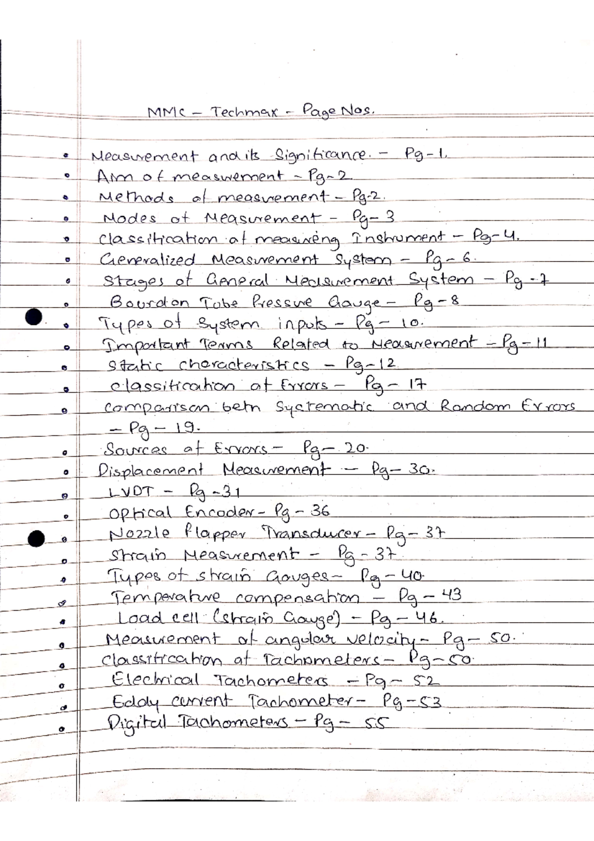 MMC Techmax Topics Page.Nos - MGSC 6281 - NU - Studocu