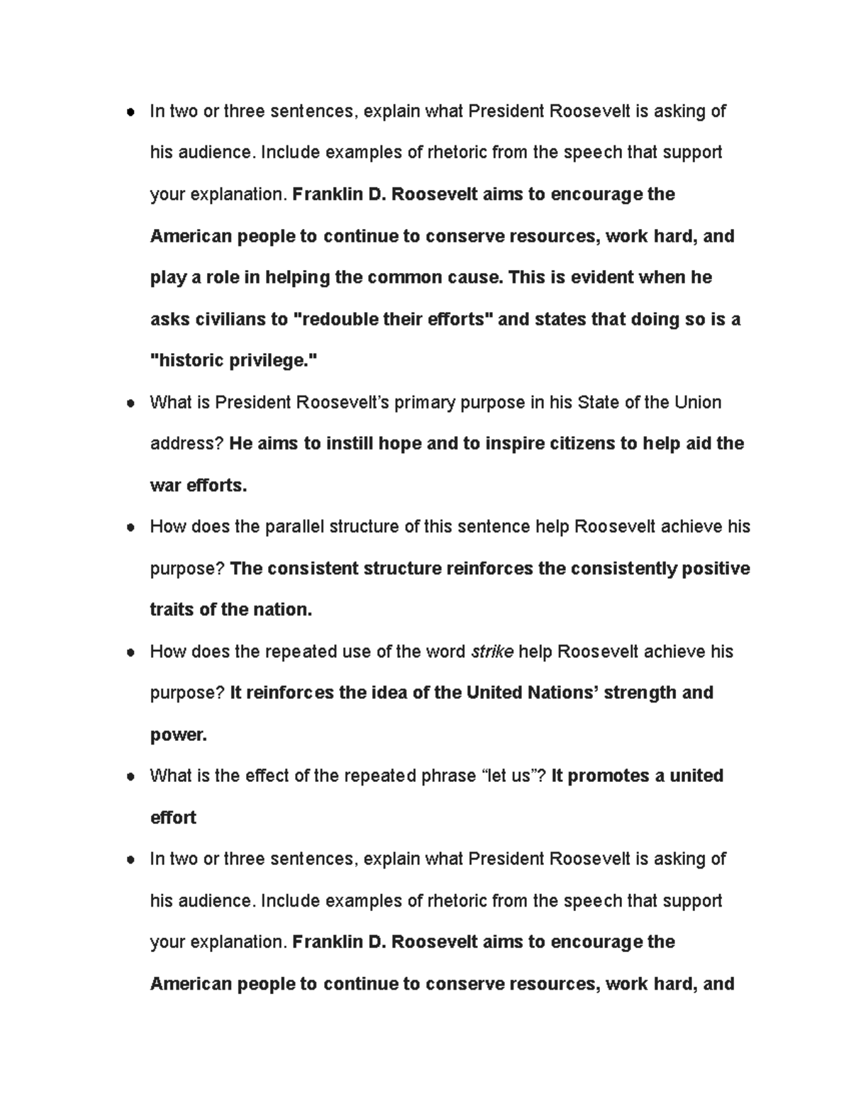 Analyzing US World War II Political Messages Assignment - In two or ...