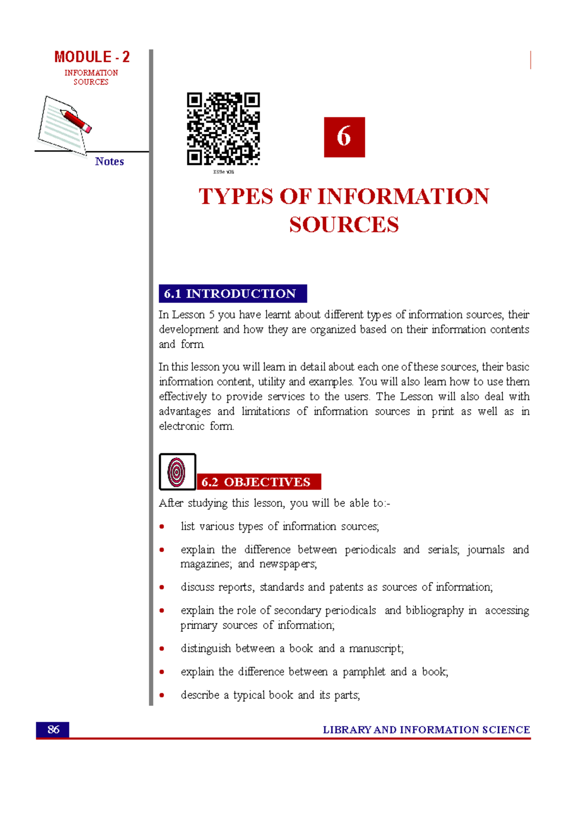 Information Sources - MODULE - 2 INFORMATION SOURCES Notes 6 TYPES OF ...