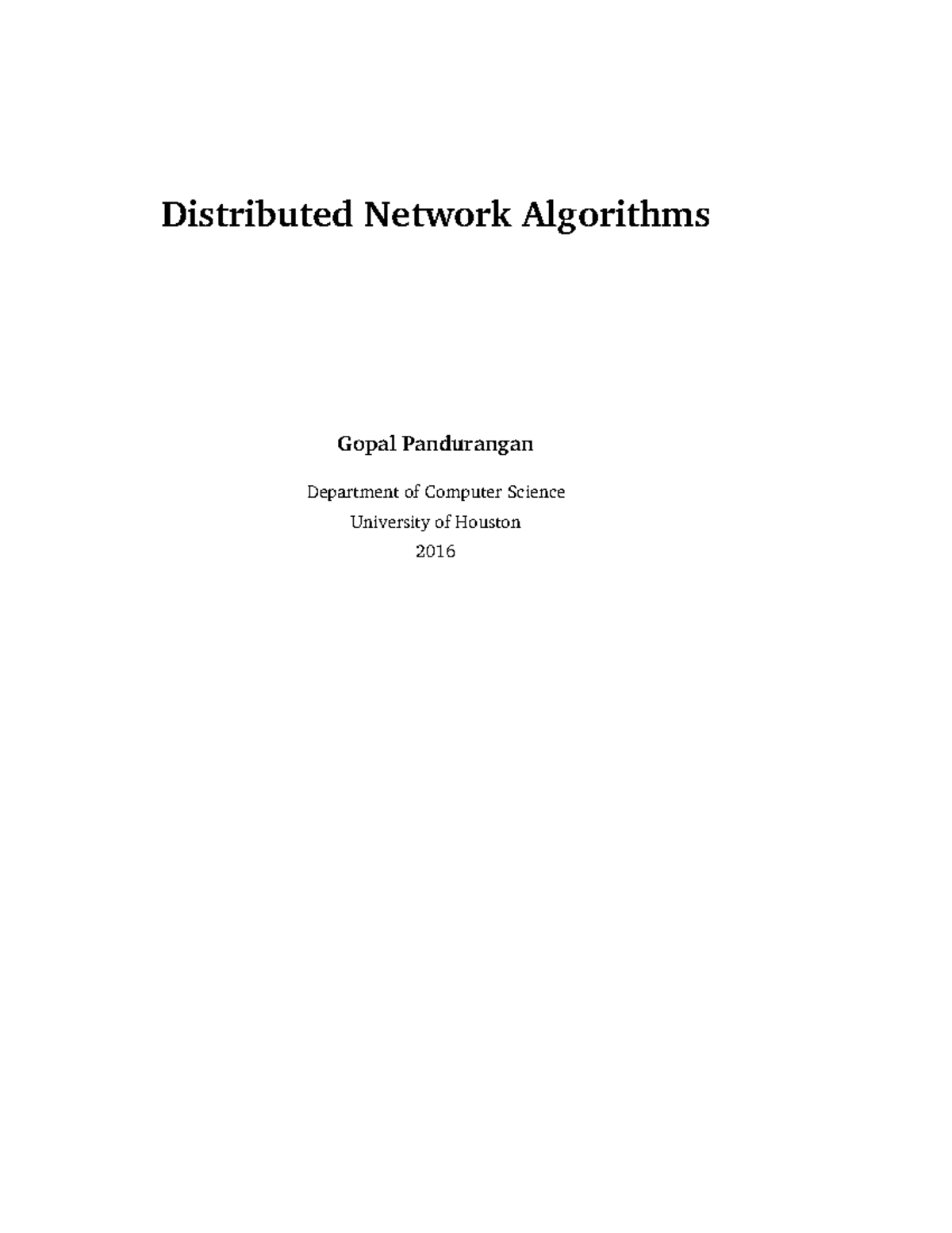 Dnabook Great Textbook Distributed Network Algorithms Gopal