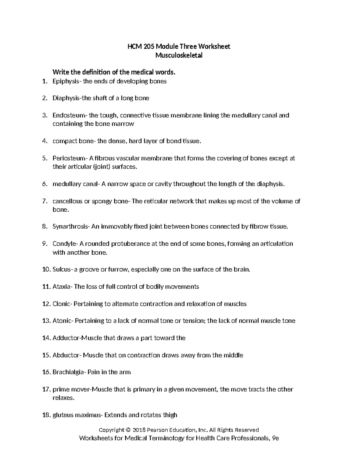 HCM 205 Module Three Worksheet copy - HCM 205 Module Three Worksheet ...