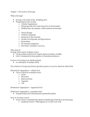 Ch3 Biology - Amanda Yamasaki - Chapter 3: The Chemical Building Blocks ...