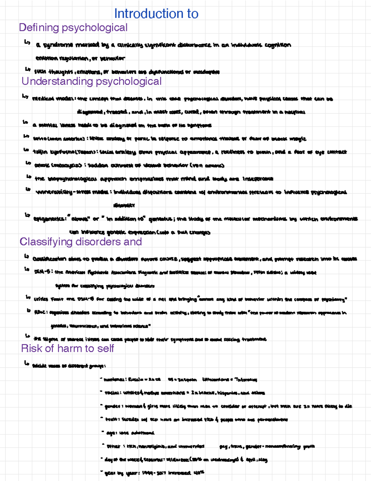 Introduction To Psychological Disorders (551-562) - asyndromemarked by ...