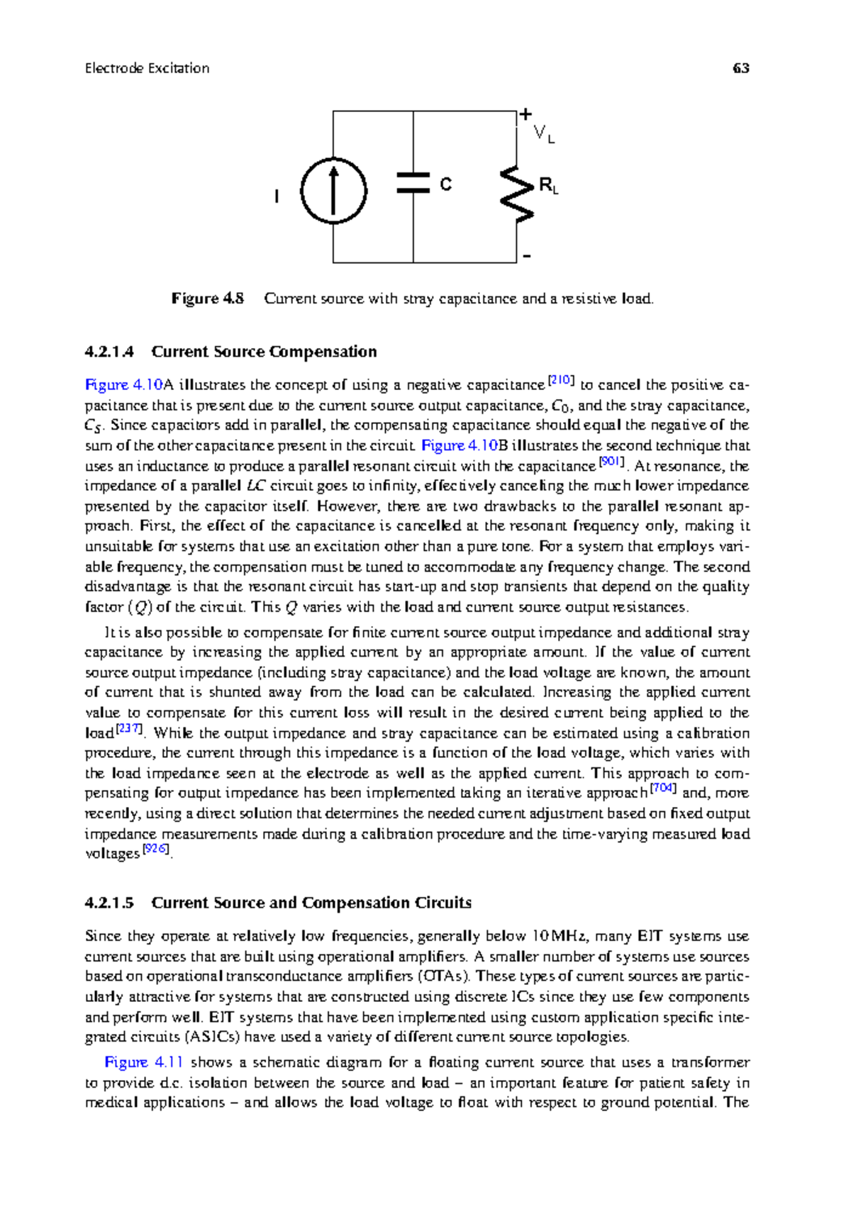 Capacitance Mitigation Circuits - Electrode Excitation 63 ####### VL + - ####### C RL ####### I ...