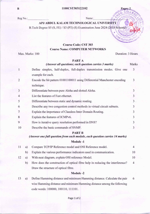 Answer Scheme December 2023 - FINAL SCHEME Total Pages: 3 Scheme of Valuation/Answer Key (Scheme ...