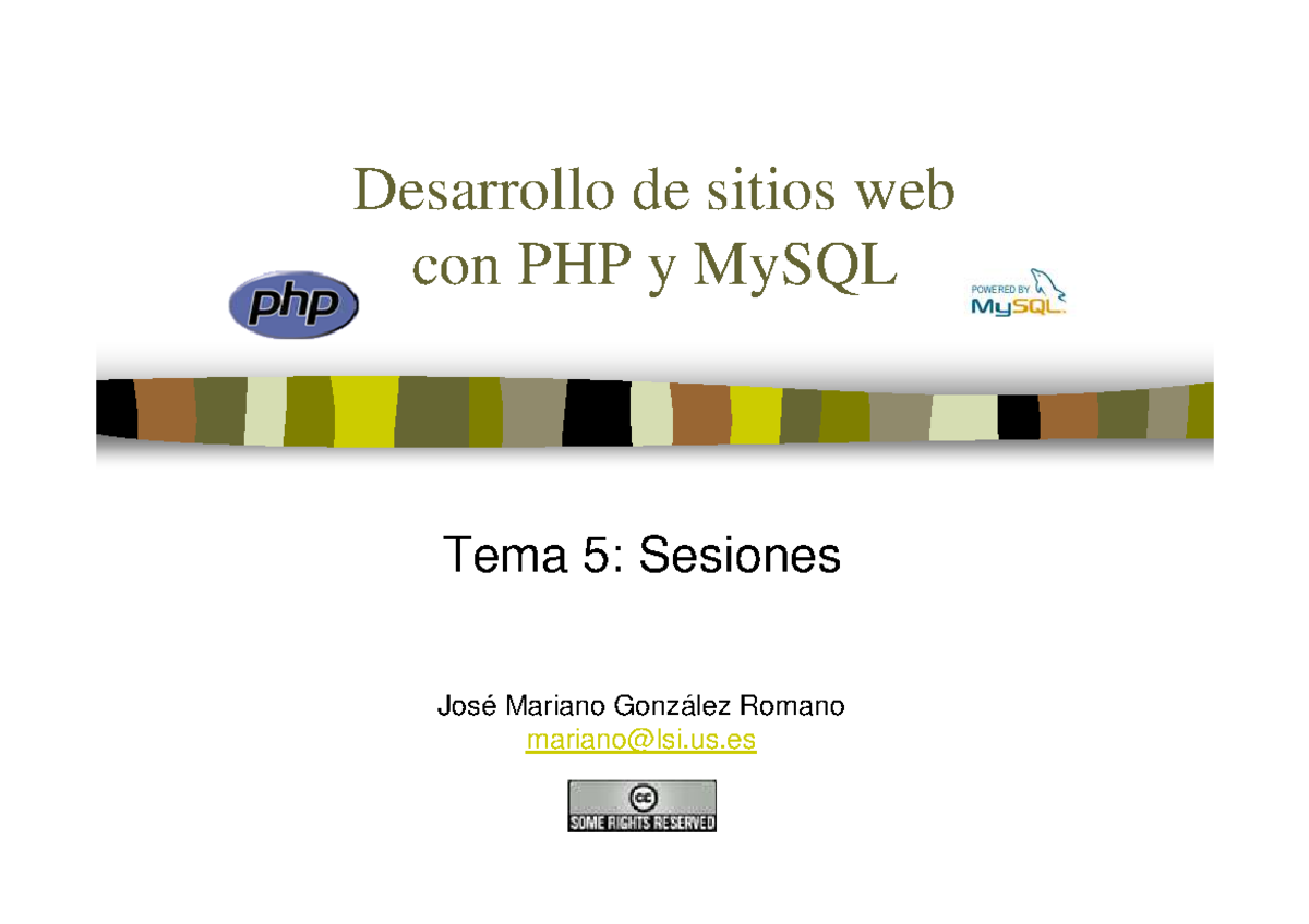 0142 php y mysql sesiones.0142 php y mysql sesiones - Desarrollo de ...