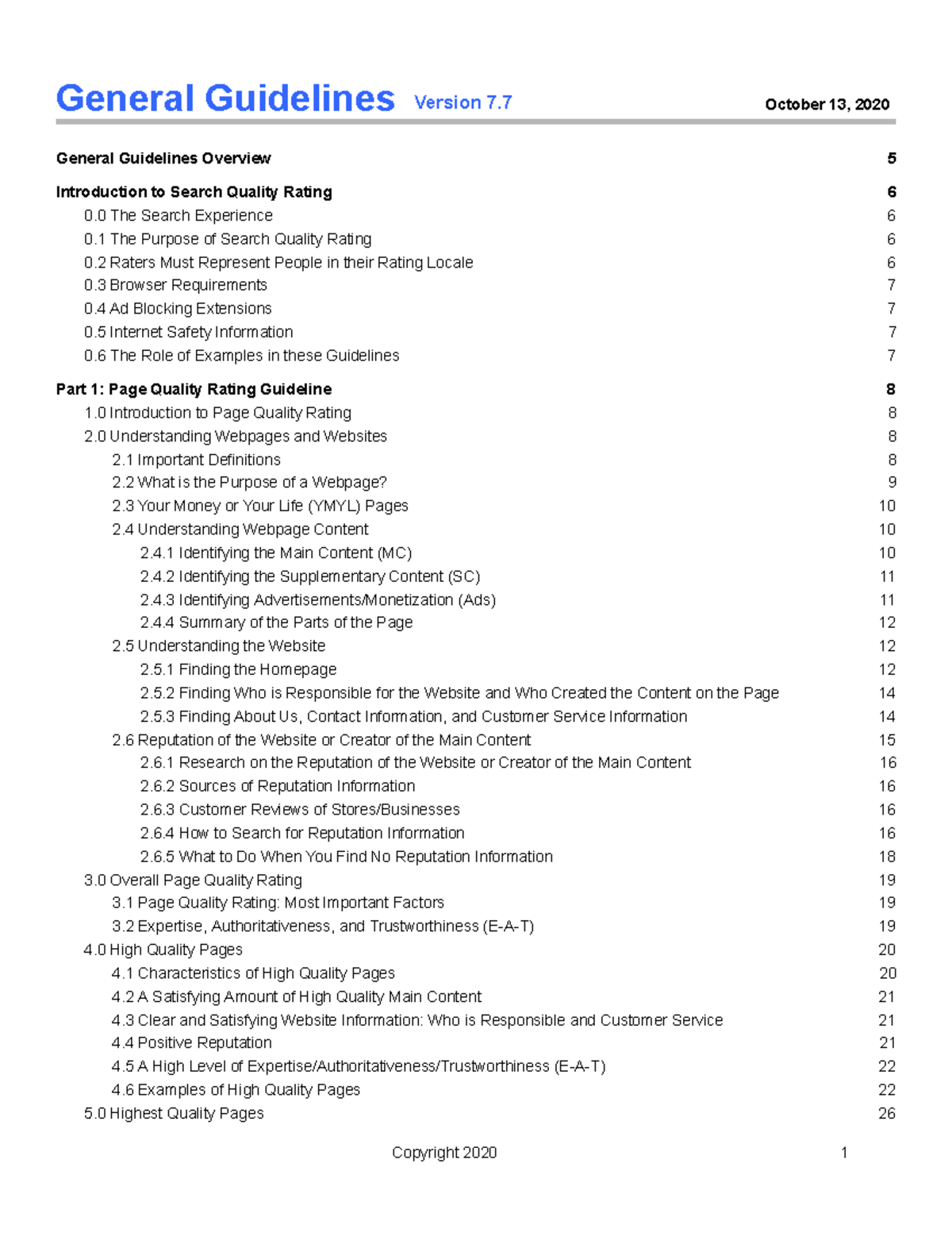 1. Guide tổng - General Guidelines Version 7 October 13, General ...