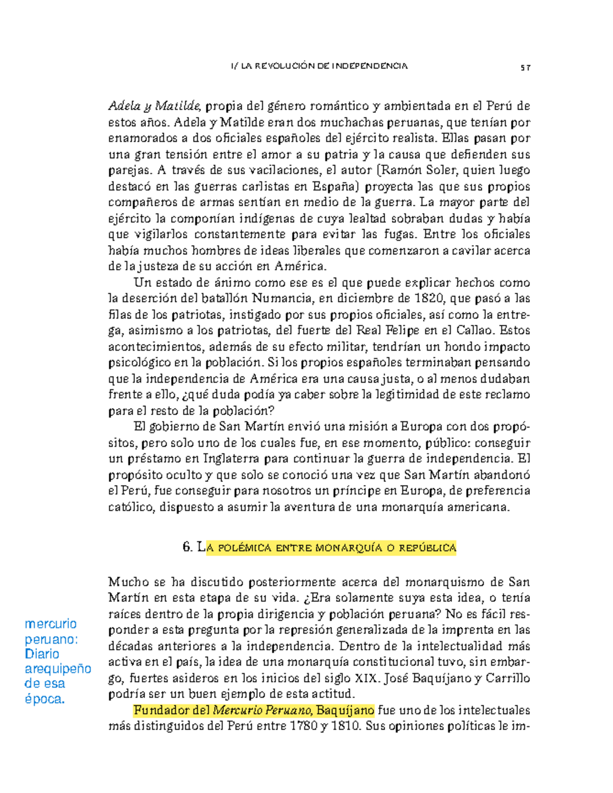 Exposición.Carlos Contreras y Marcos Cueto. Historia del Perú Contemporáneo - 1/ LA REVOLUCIÓN ...