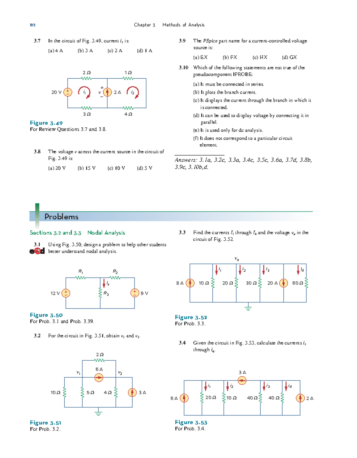 ELEC 273 7th Ed Chapter 3 problems - 112112 Chapter 3Chapter 3 Methods ...