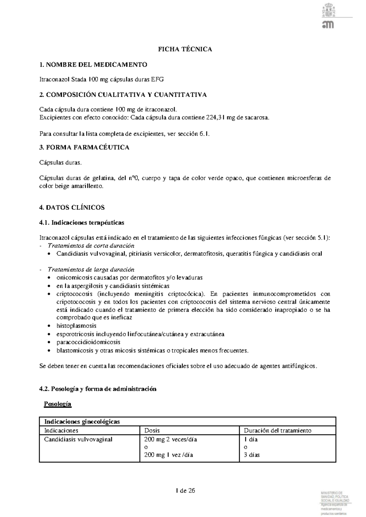 FT 77398 - Dosis de medicamentos - FICHA TÉCNICA 1. NOMBRE DEL ...