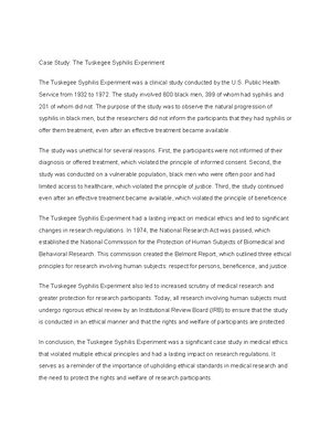 Case Study The Henrietta Lacks Case - Henrietta Lacks was an African ...