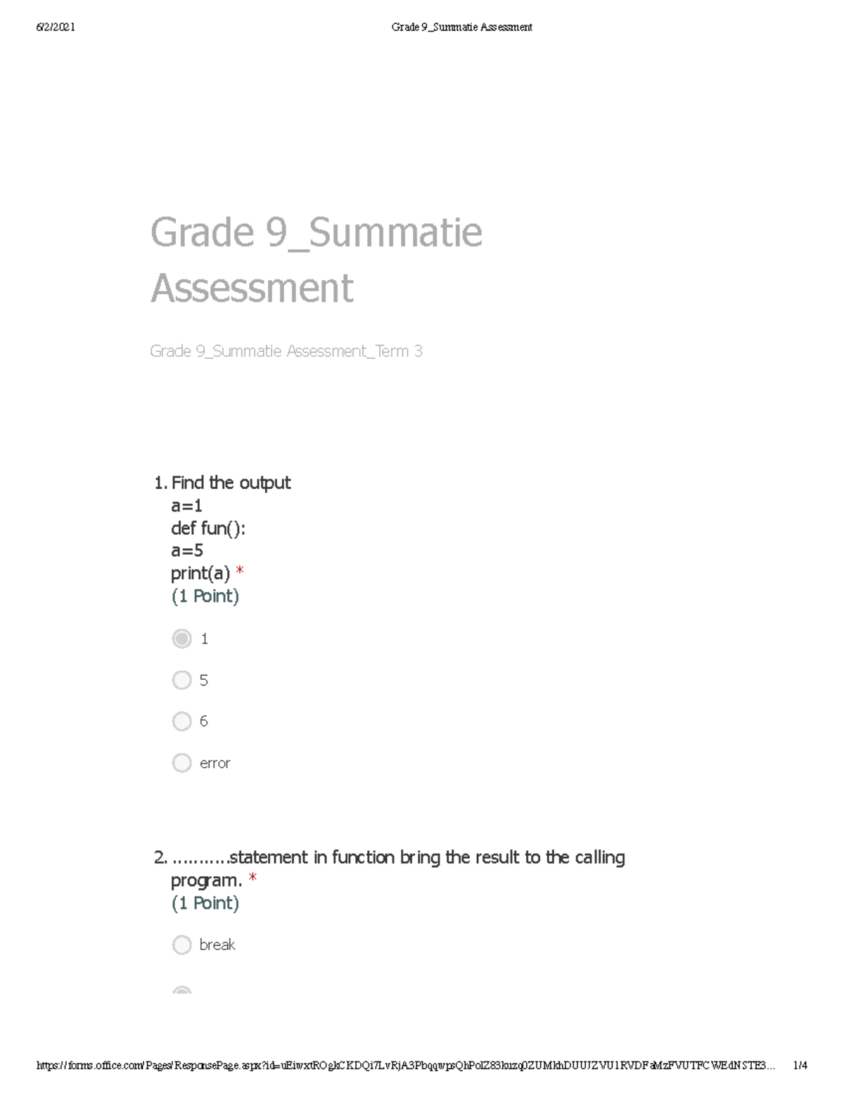 Grade Summatie Assessment This document contains lecture notes - Grade ...
