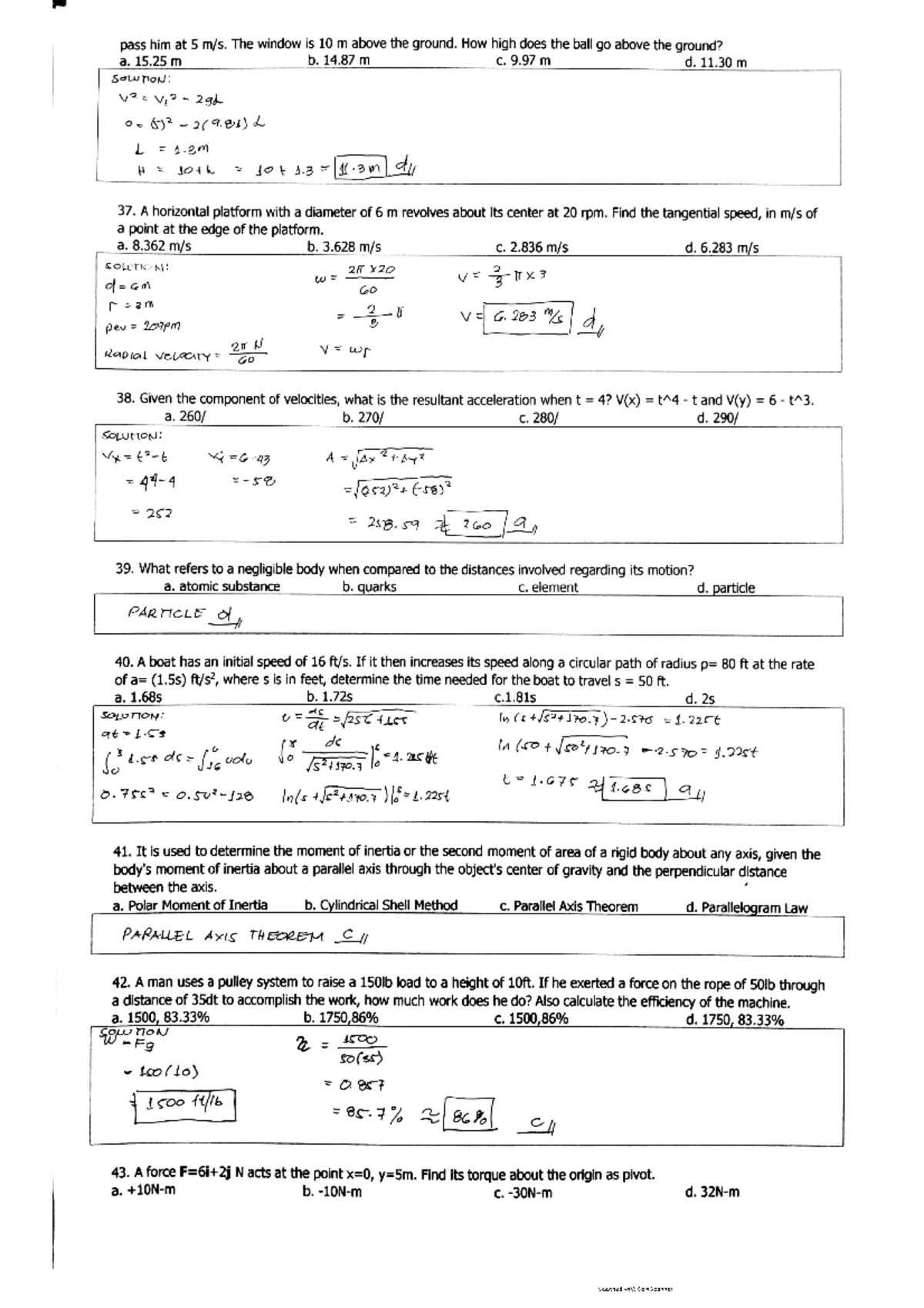 Engineering Mechanics LA 3.ESAS part 6 - BS Electrical Engineering ...