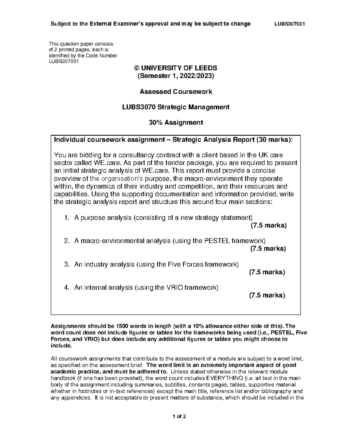 ACW-brief-template- Individual-202223 LUBS3070 (final version ...