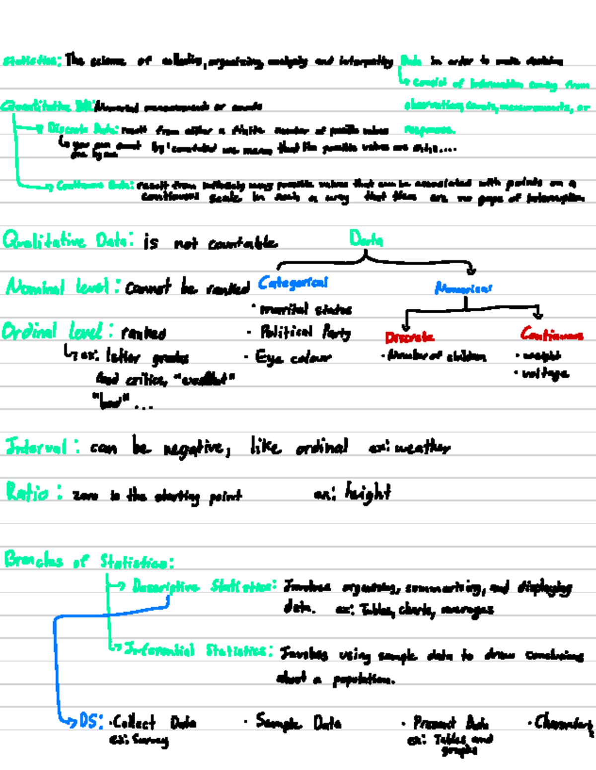 Class 1 - statistics : The science of collecting , organizing ...