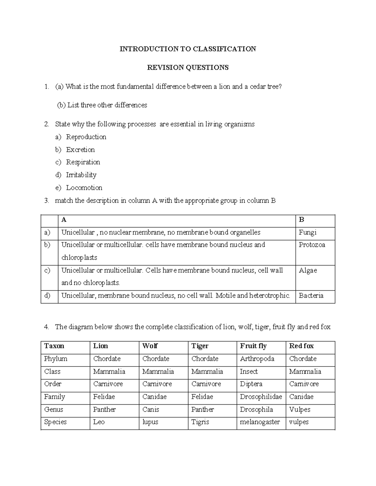 Introduction to classification - INTRODUCTION TO CLASSIFICATION ...
