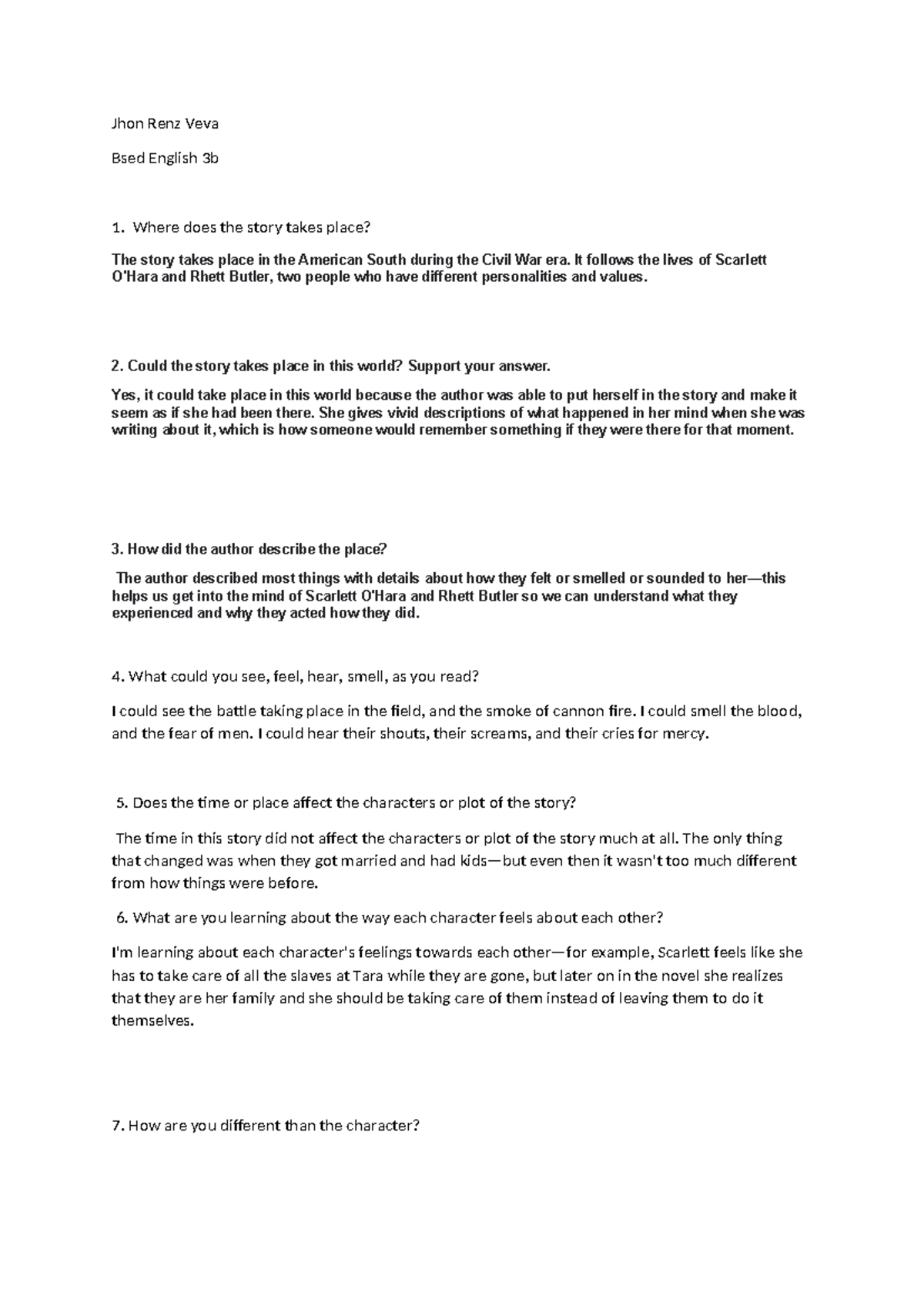 Gone with the wind - Gone with the wind - Jhon Renz Veva Bsed English ...